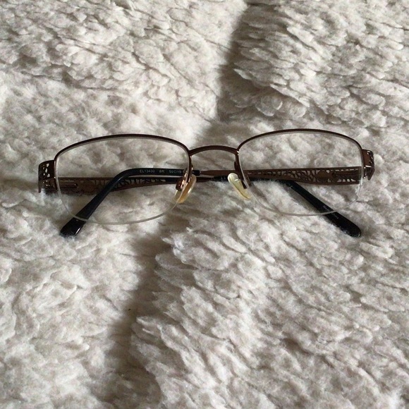 Elle | Accessories | Elle Eyewear Eyeglasses El 343 Halfrim Coppery ...